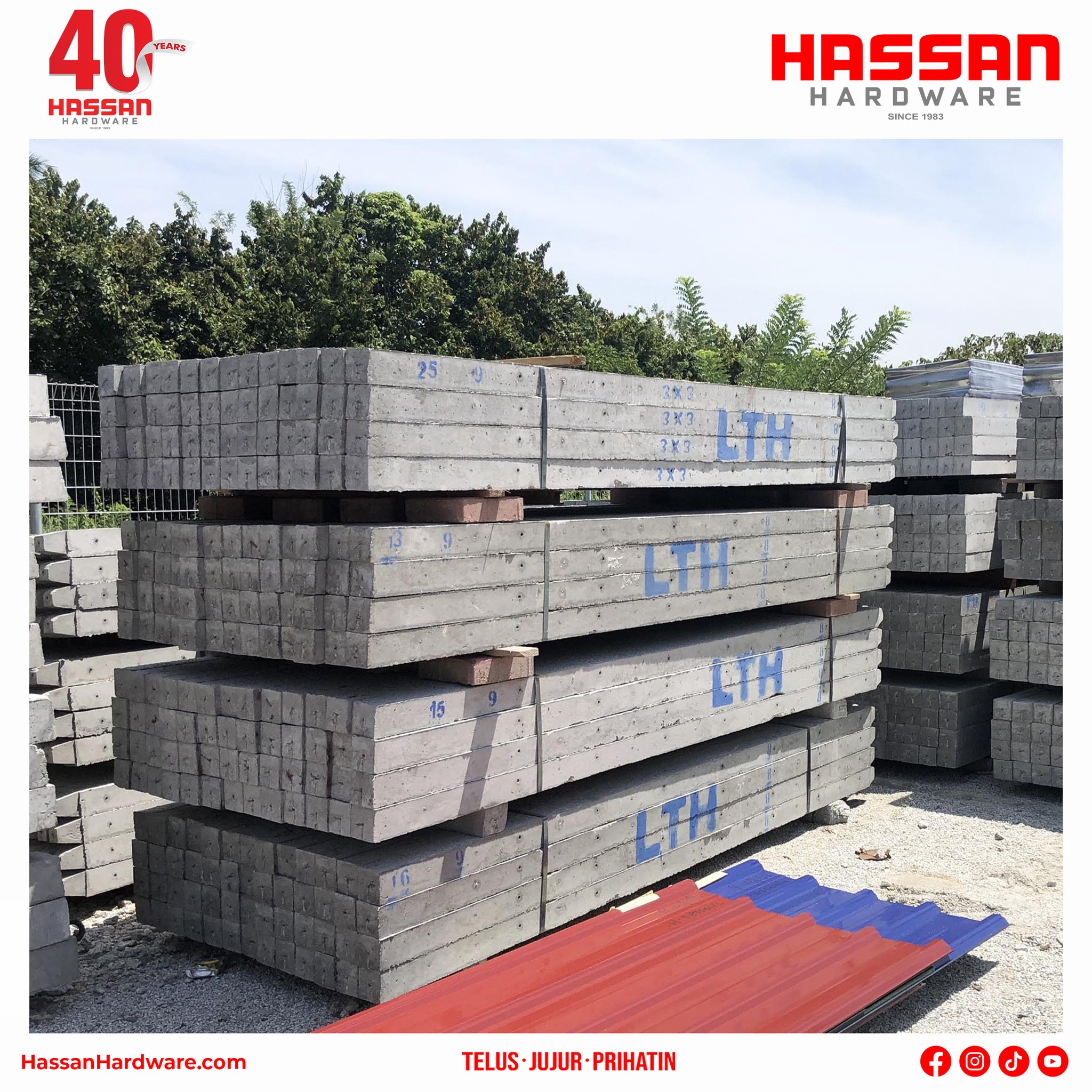 Tiang Pagar Simen Berkualiti untuk Pagar Kebun - Kilang Di Kelantah ...