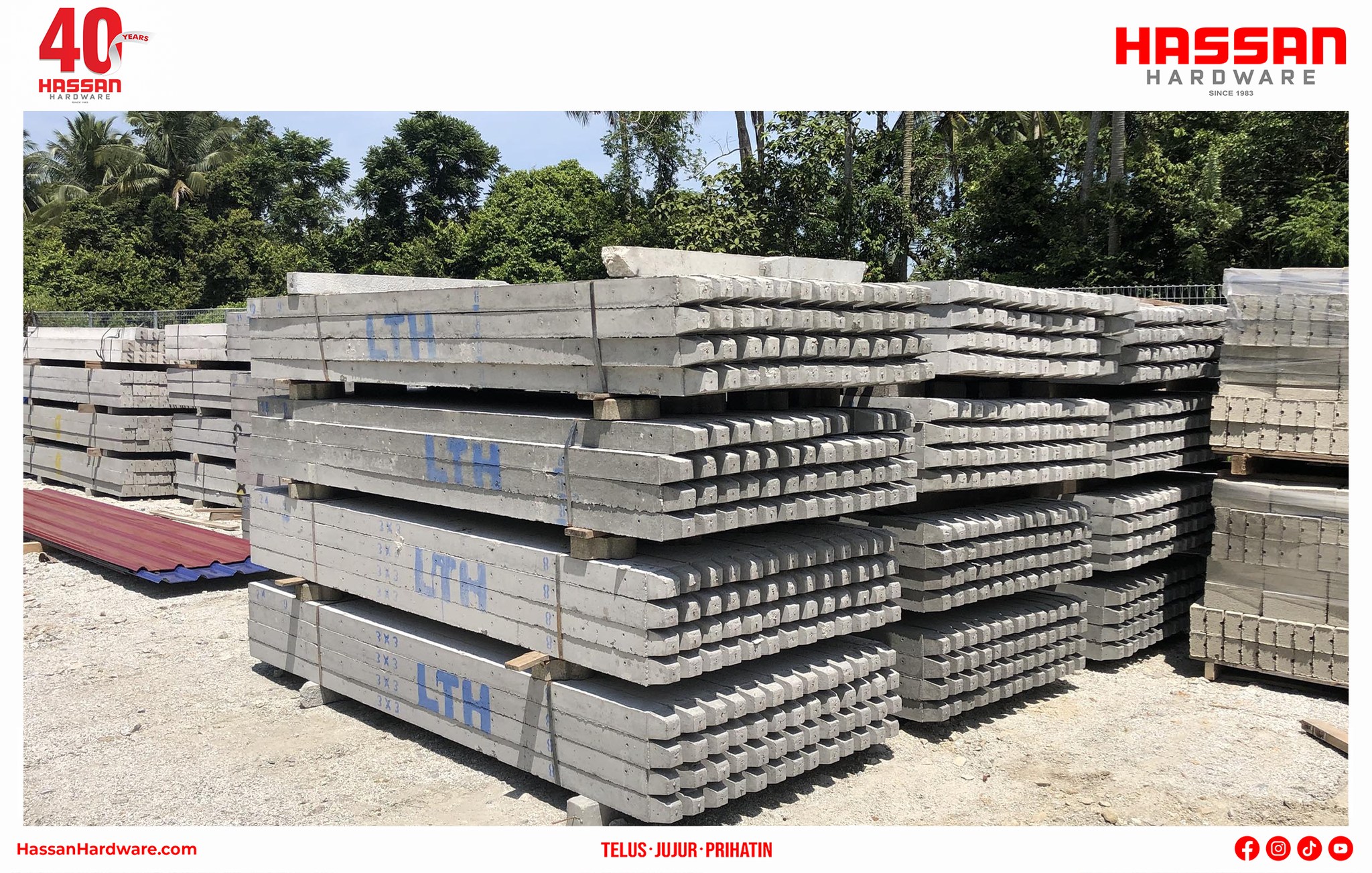 Tiang Pagar Simen Berkualiti untuk Pagar Kebun - Kilang Di Kelantah ...